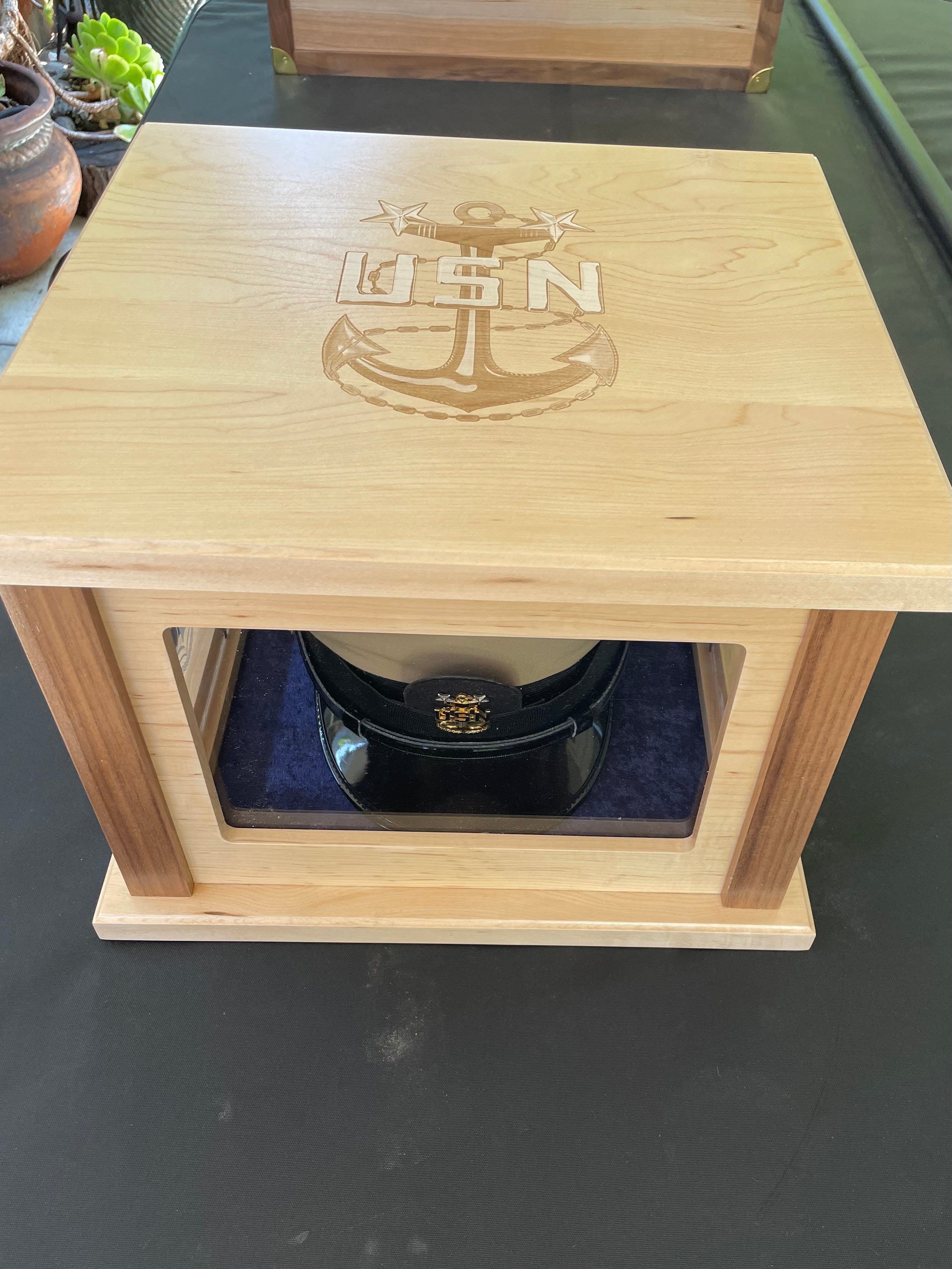 Custom Military Hat Boxes – The Goat Woodworks