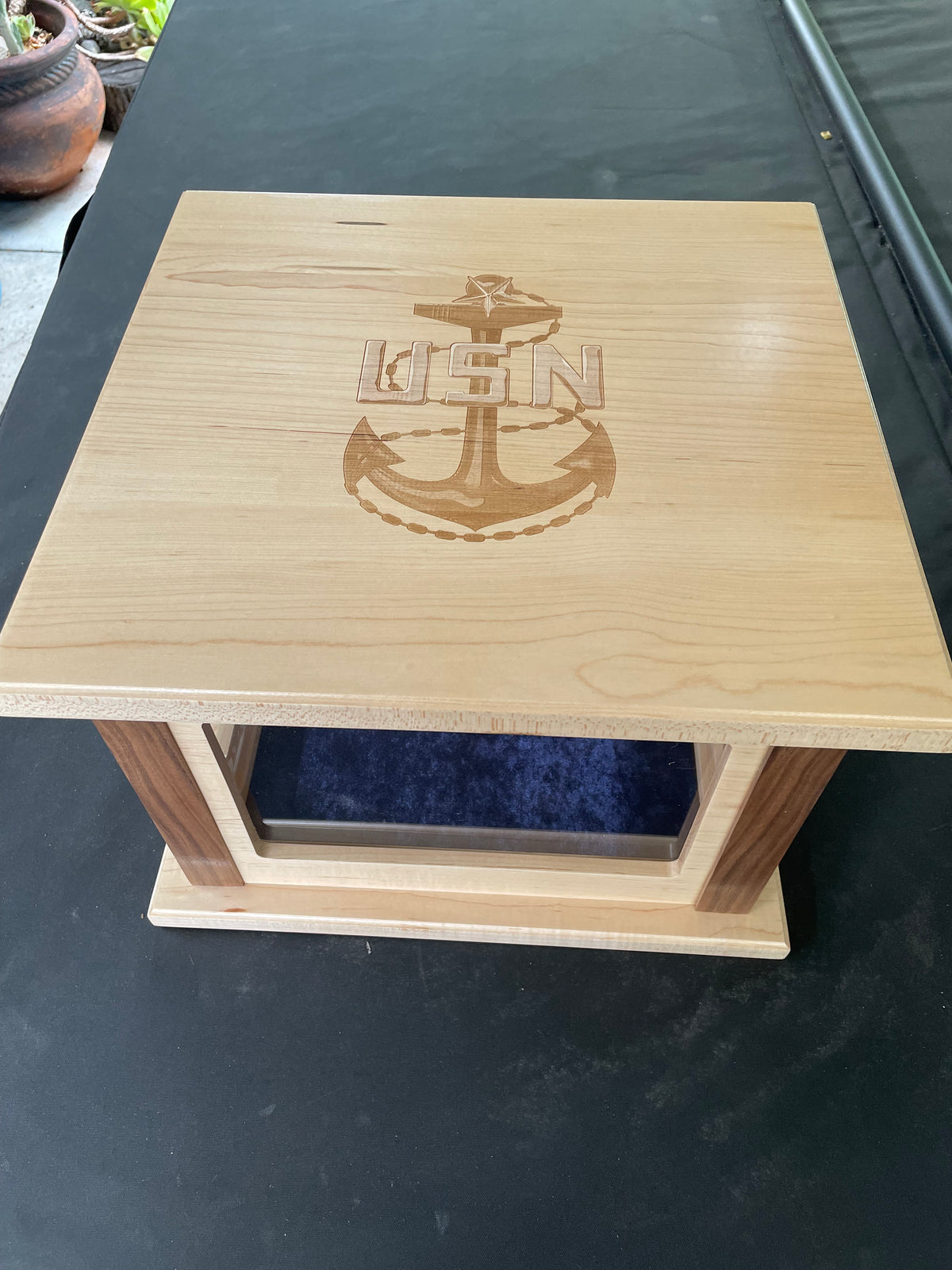 US Navy Chief, Senior Chief, Master Chief, Officer, military Hat Box ...