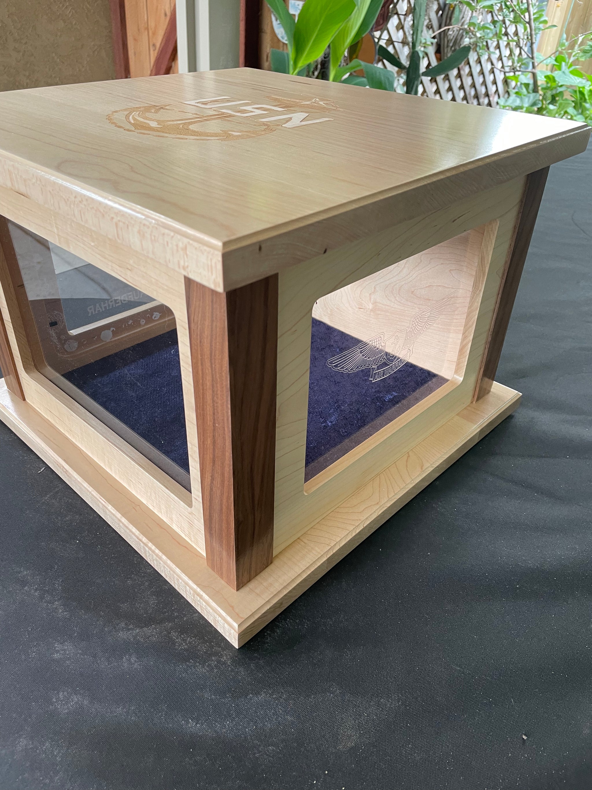 US Navy Chief, Senior Chief, Master Chief, Officer, military Hat Box ...