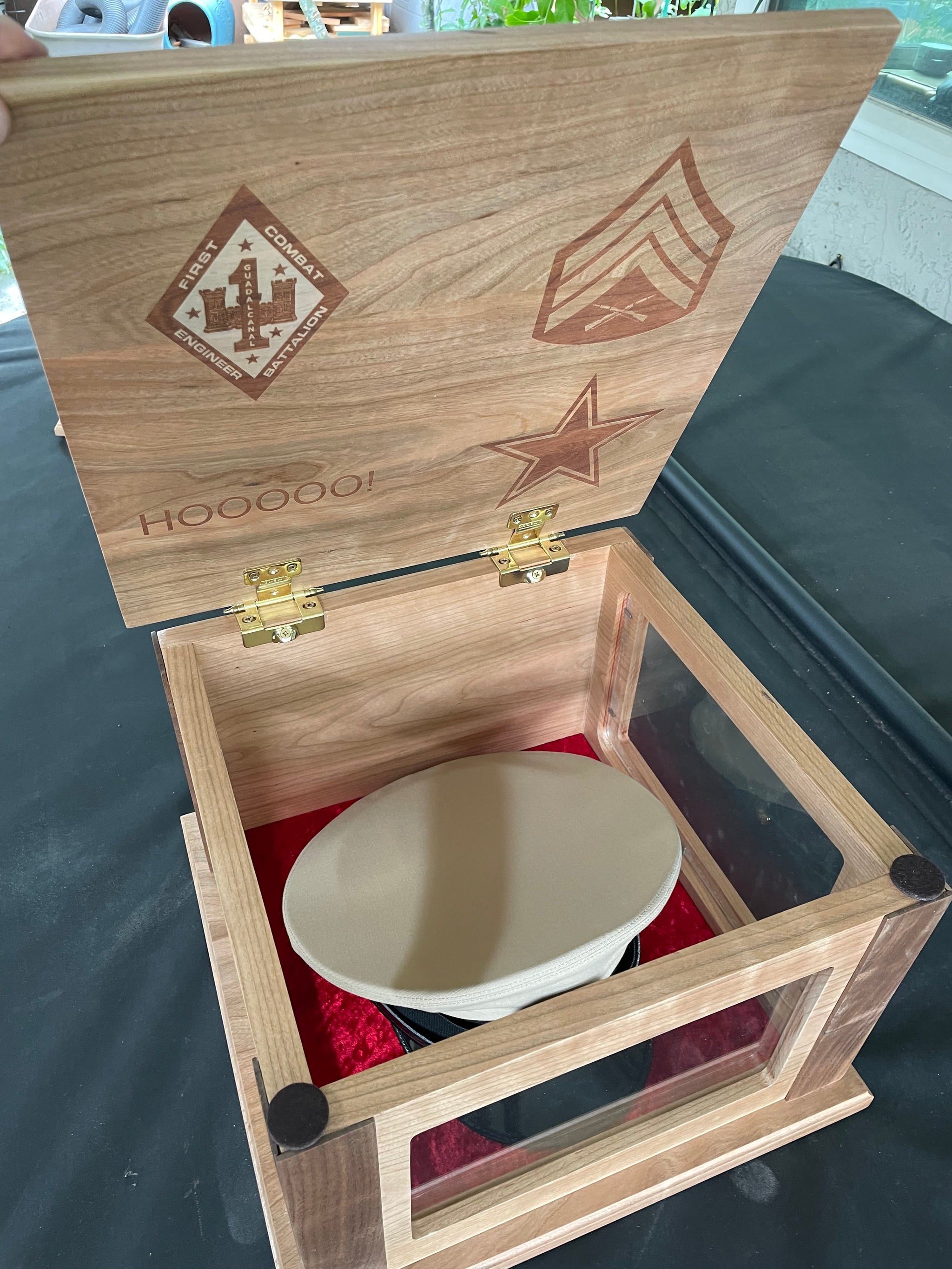 US Navy Chief, Senior Chief, Master Chief, Officer, military Hat Box ...